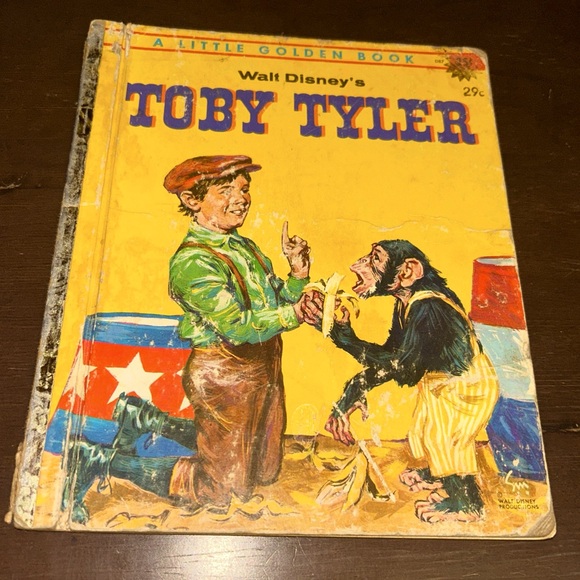 a little golden books | Toys | Vintage Little Golden Book Walt Disney Toby Tyler 96 | Poshmark